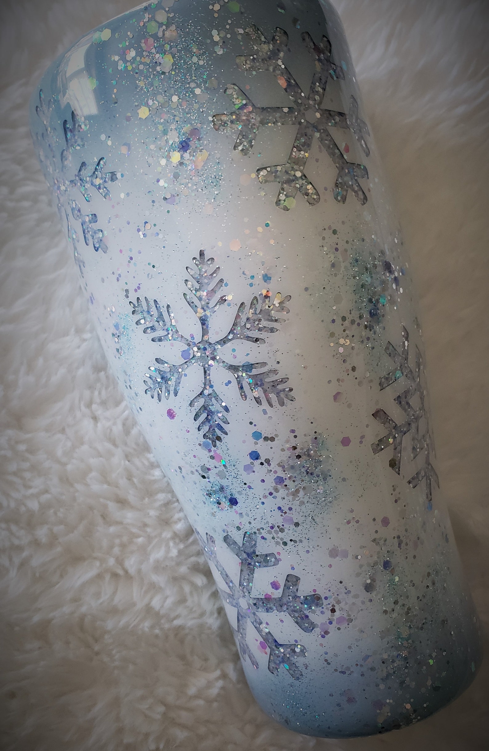 Snowflakes Tumbler - Etsy