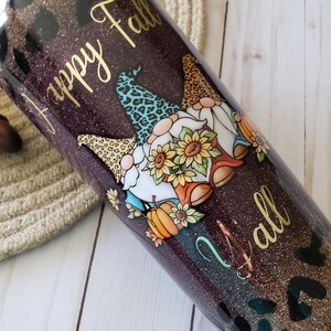 Happy Fall Y'all Cute Fall Gnomes With Leopard Print - Etsy