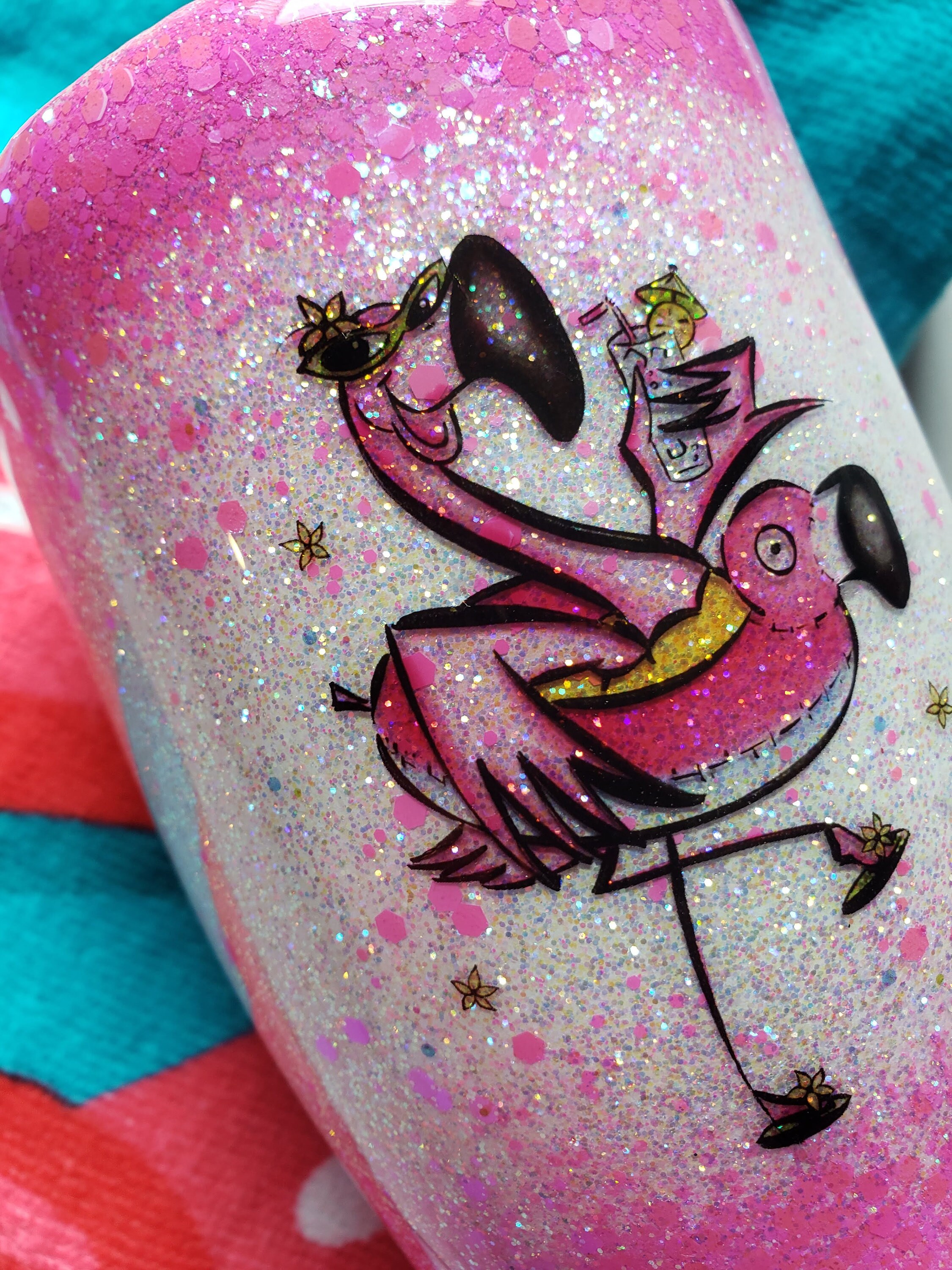 Flo the Flamazing Flamingo Tumbler - Etsy