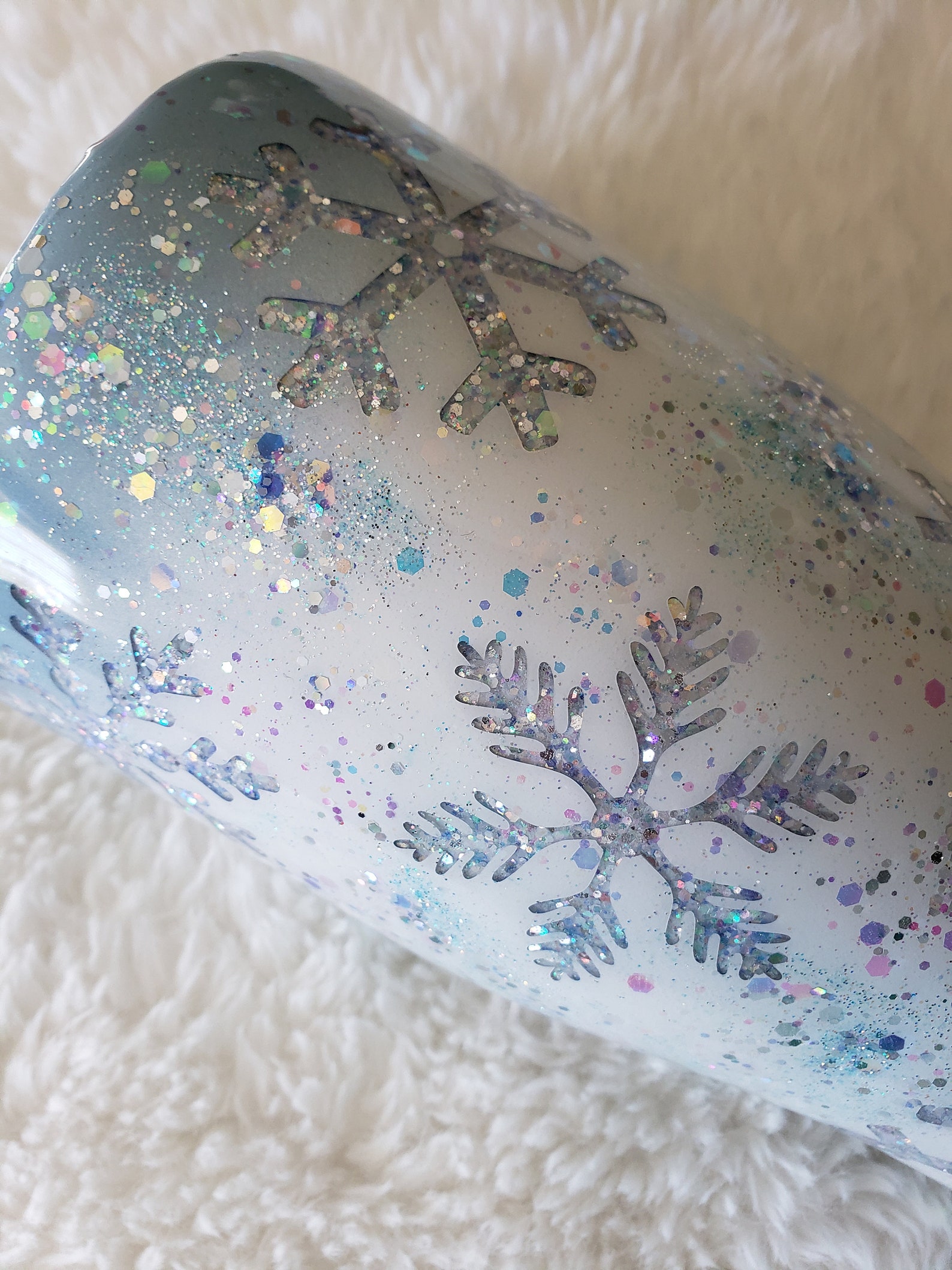 Snowflakes Tumbler - Etsy