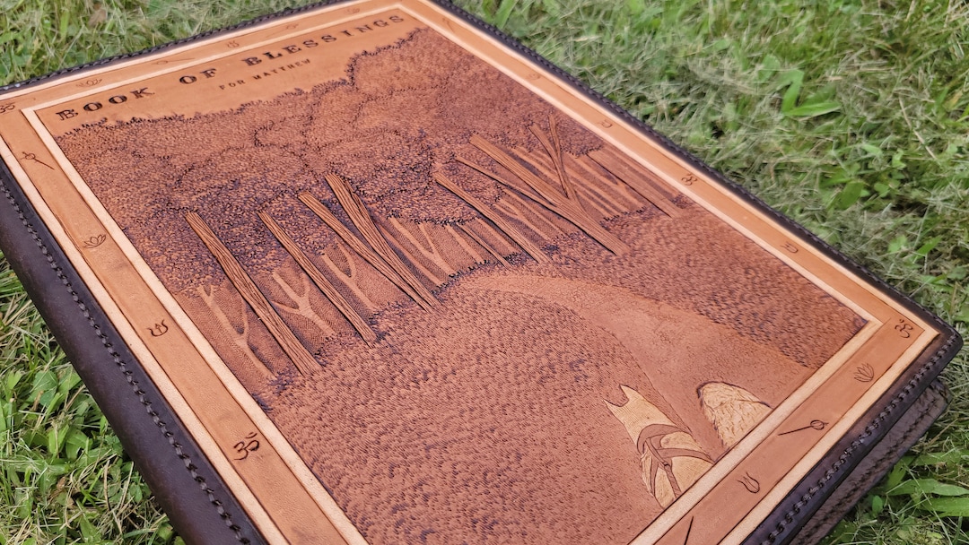 8.5"x11" Custom Leather Book - Etsy