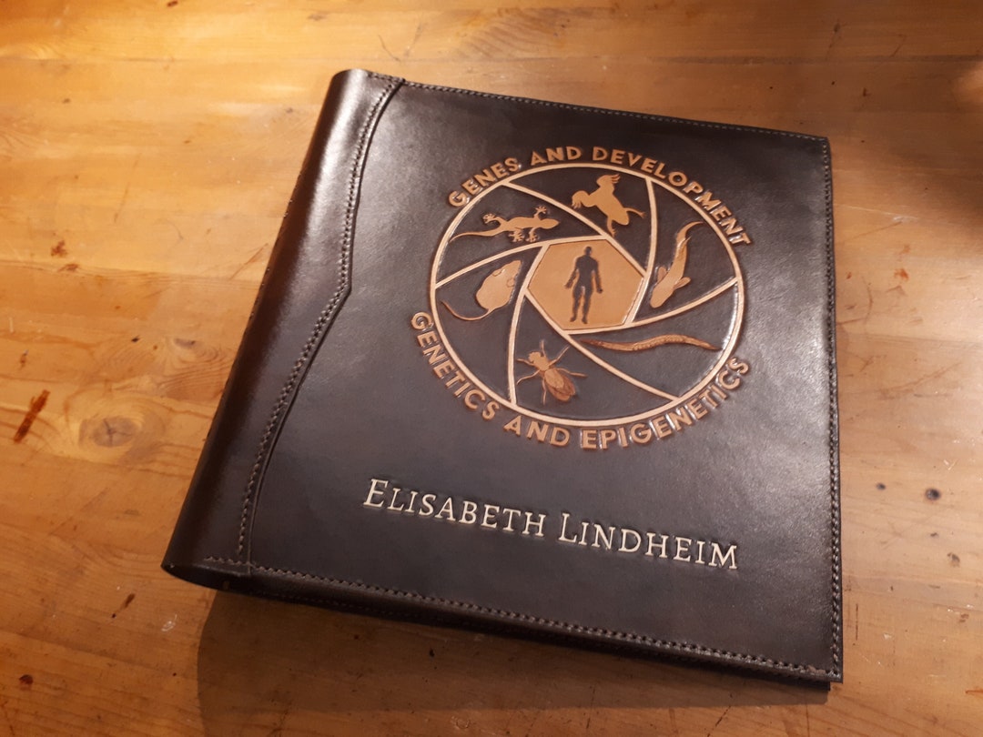 10"x10" Custom Leather Book / Scrapbook / Large Personalized Leather ...