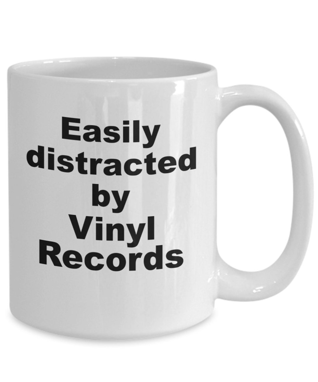 Vinyl Record Lover Collector Mug Coffee Cup, Fun Gift Idea for Vinyl ...