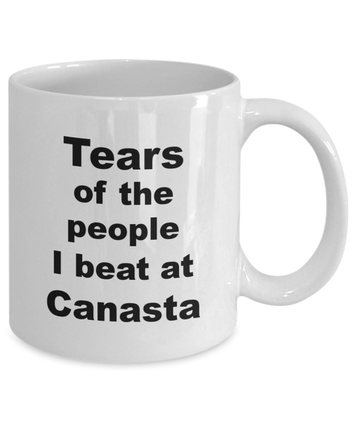 Funny Canasta Player Mug Coffee Cup | Fun Prize, Award, Gift for ...