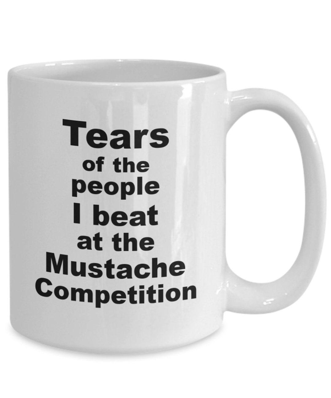 Funny Mustache Mug Coffee Cup | Award, Prize, or Gift for Proud ...