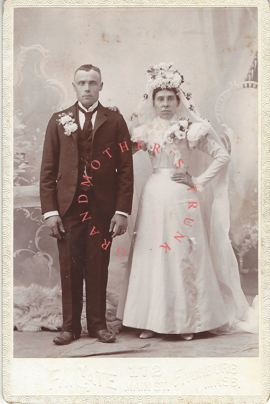Victorian Wedding Bride Groom Photo [instant Digital Download ...