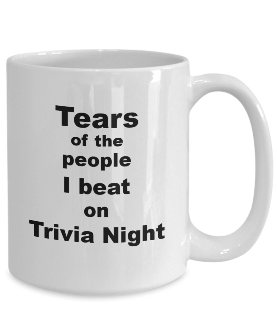 Funny Trivia Buff Mug Coffee Cup | Trivia Contest Winner Champ Prize ...