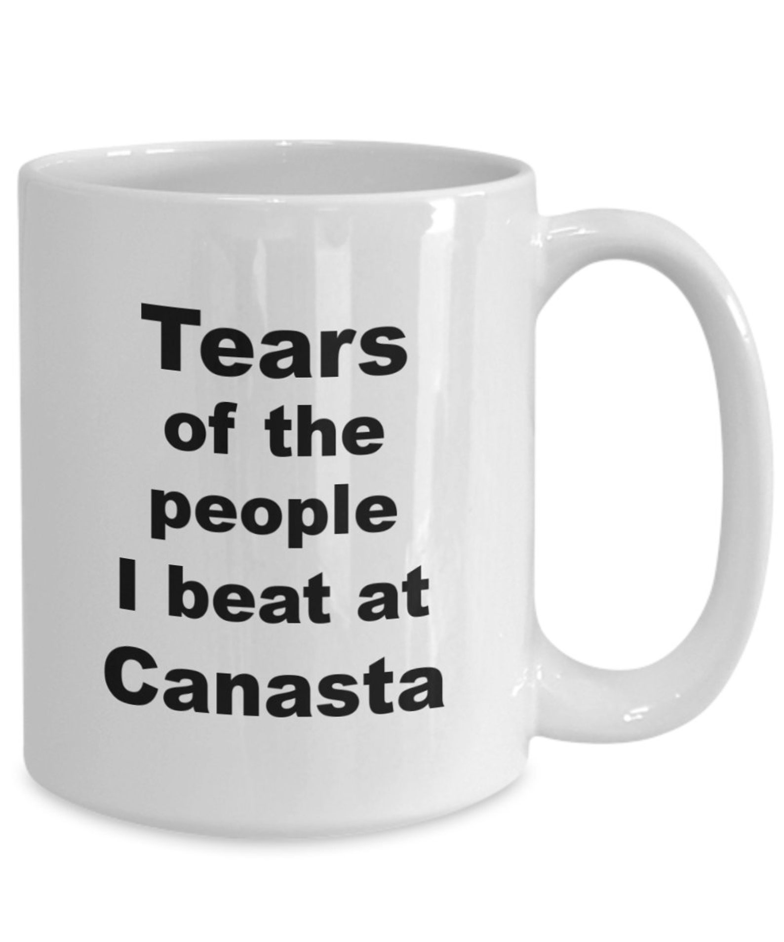 Funny Canasta Player Mug Coffee Cup | Fun Prize, Award, Gift for ...