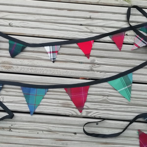 Tartan Garland - Etsy
