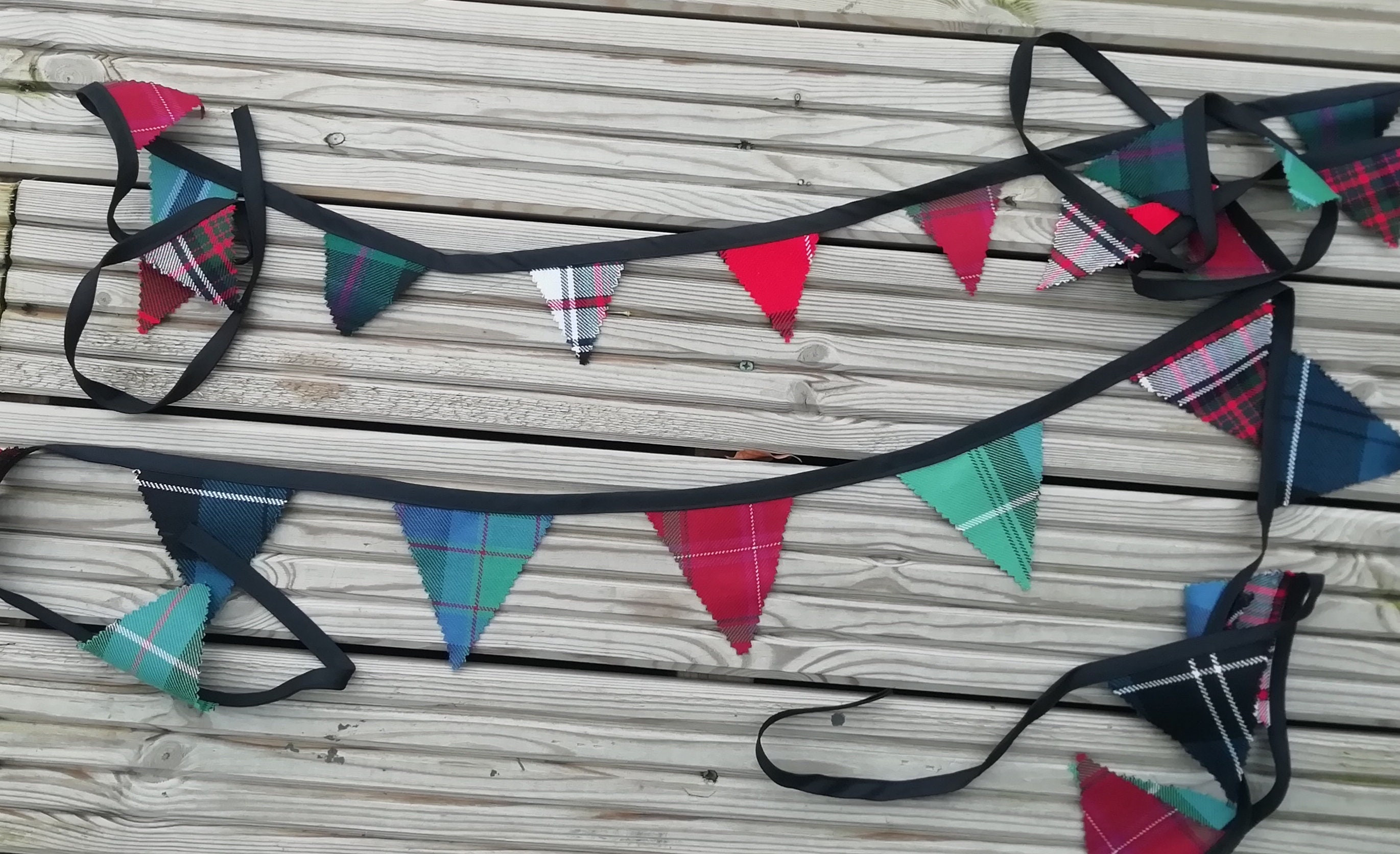 Tartan Bunting - Etsy