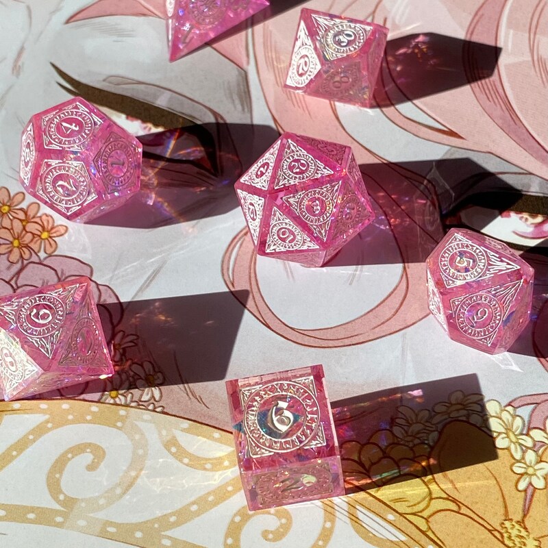Pink Dice - Etsy