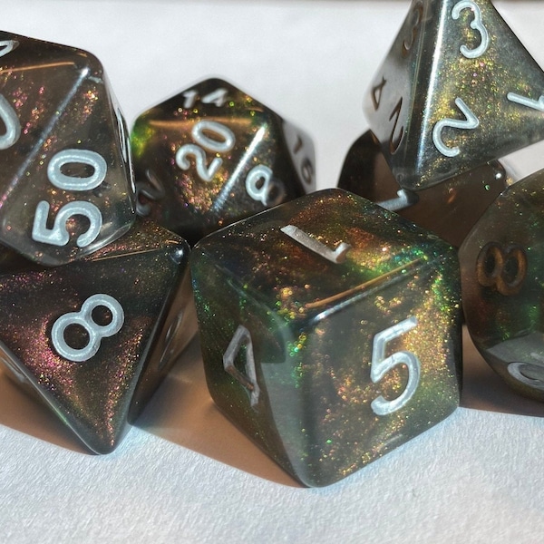 Gold Dice Set - Etsy