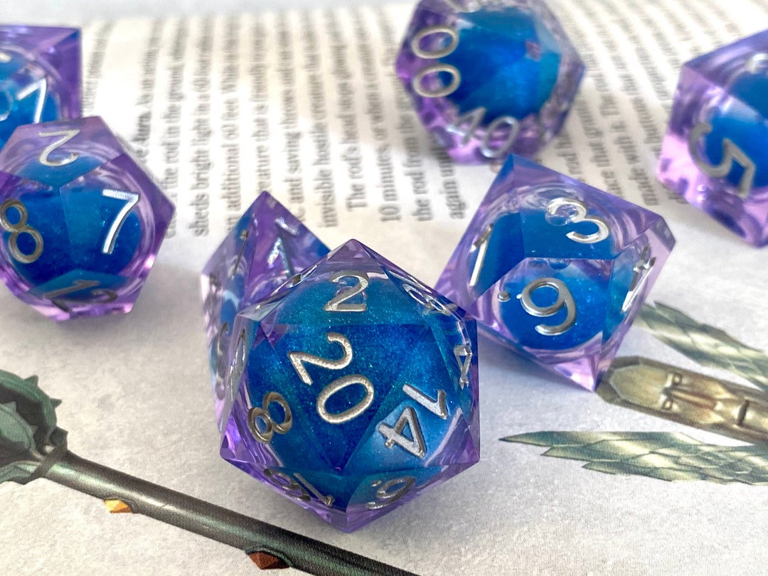 Celestial: Lucidian Liquid Core FULL 7 Piece Set Violet Translucent ...