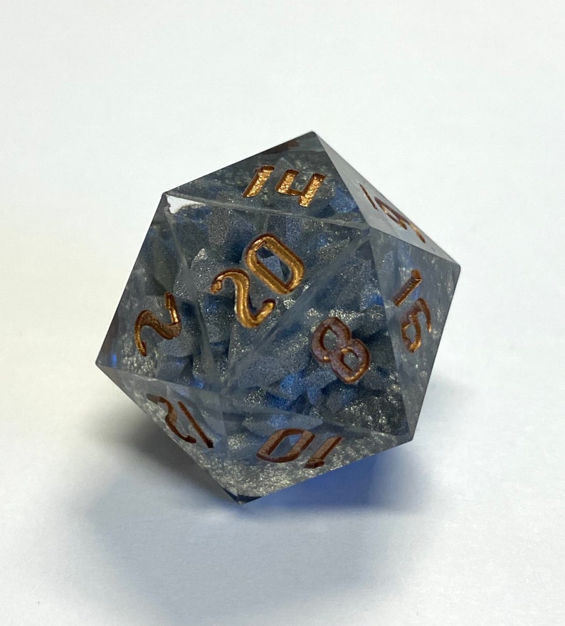 Arcane Focus 7 Piece Sharp Edge Dice Set Shimmering - Etsy