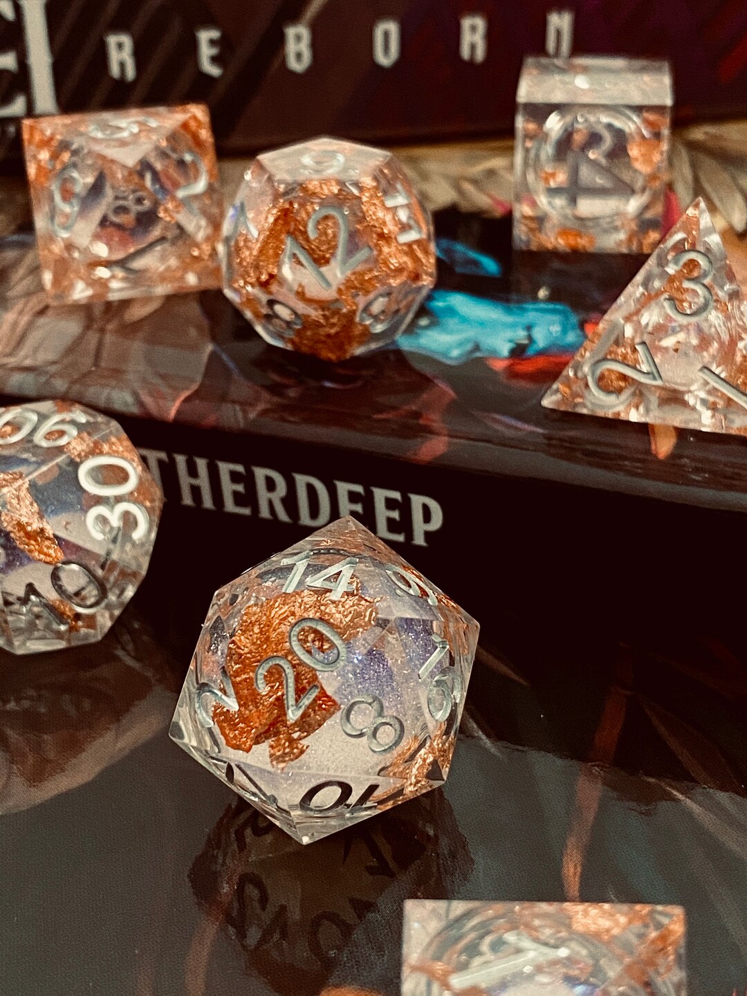 Celestial: the Divine Liquid Core FULL 7 Piece Set Pure Translucent W ...