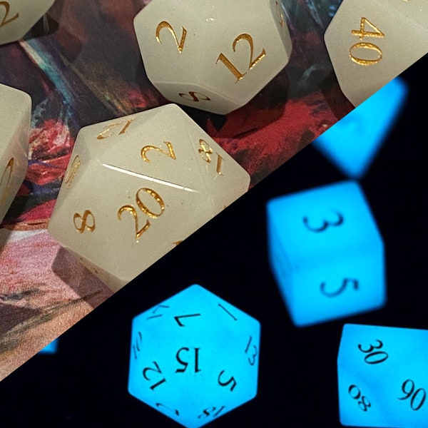 Glowing Dice - Etsy