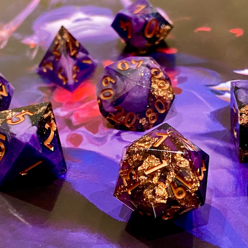 Black Dice Set - Etsy