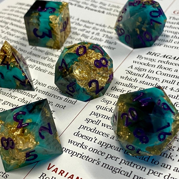 Clear Dice Set - Etsy