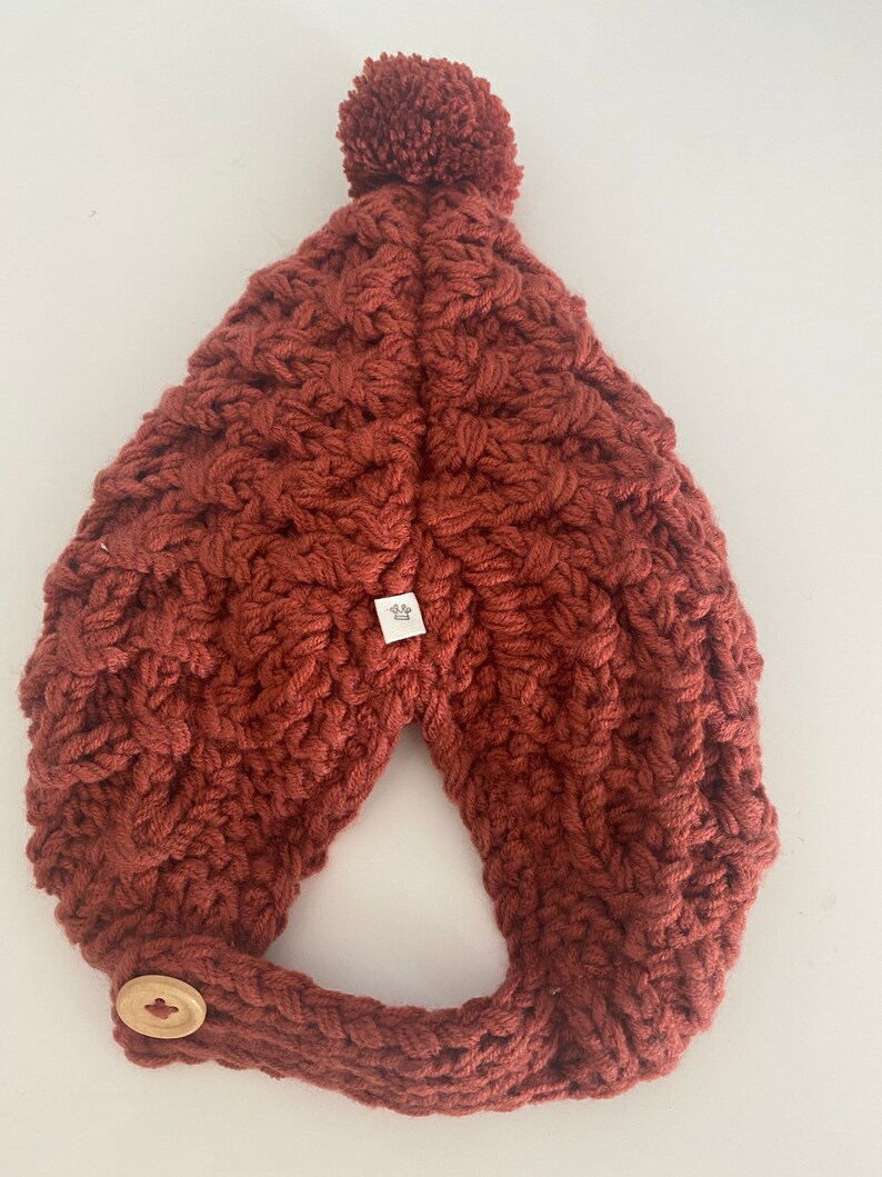 Hand-knitted Beanie Hat With Chin Strap. Fully Lined Inside. - Etsy