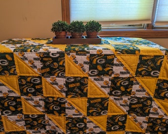 Green Bay Packers Quilt - Etsy