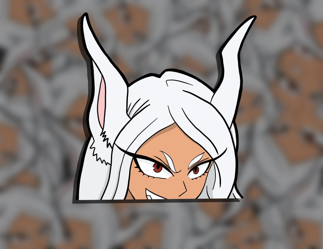 5th Ranked - Anime Peeker Sticker - Etsy