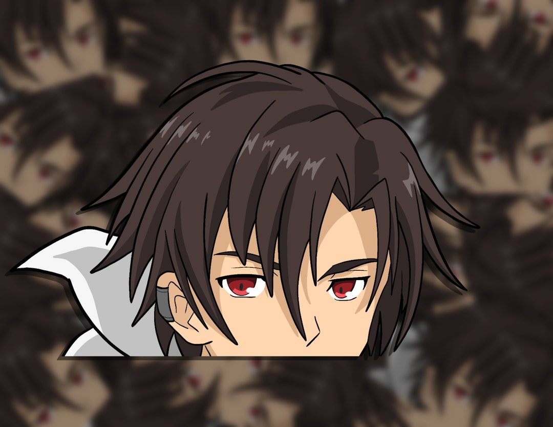 Reaper - Anime Peeker Sticker - Etsy