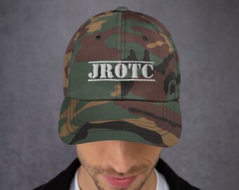 JROTC Hat - Embroidered Camo Hat for Junior ROTC Cadets and Their ...