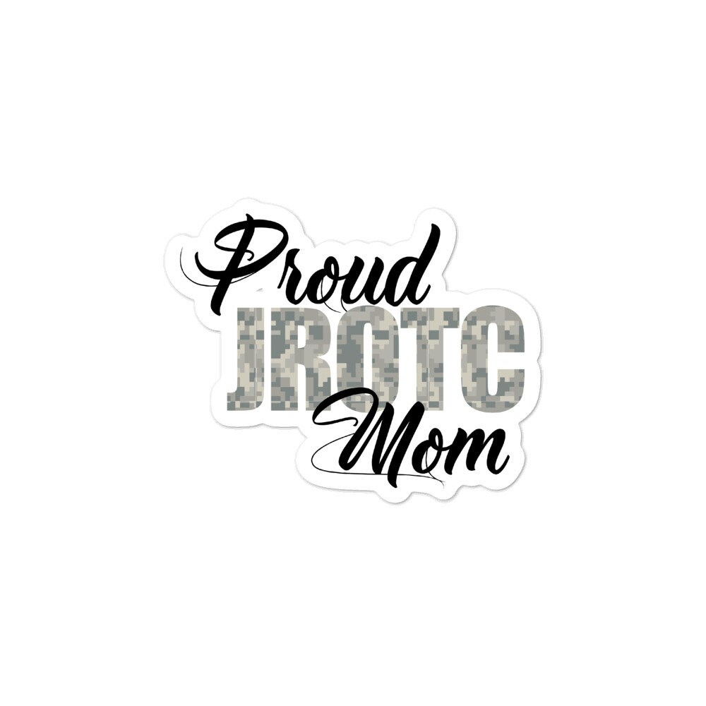 Proud JROTC Mom Sticker - Awesome Sticker for Cars Bumper Sticker ...
