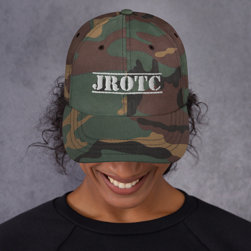 JROTC Hat - Embroidered Camo Hat for Junior ROTC Cadets and Their ...