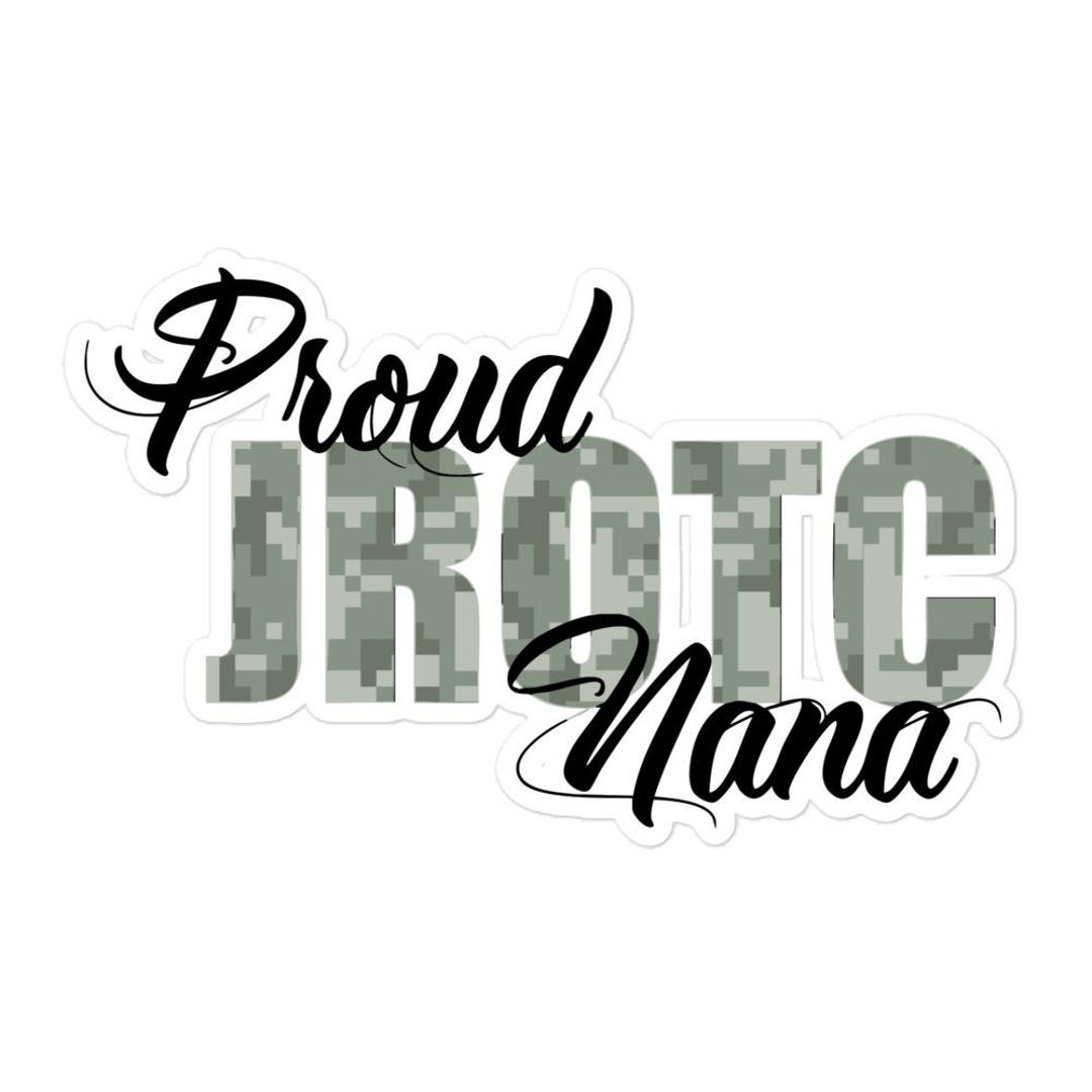 Proud JROTC Nana Sticker - Military Family Decal - Etsy