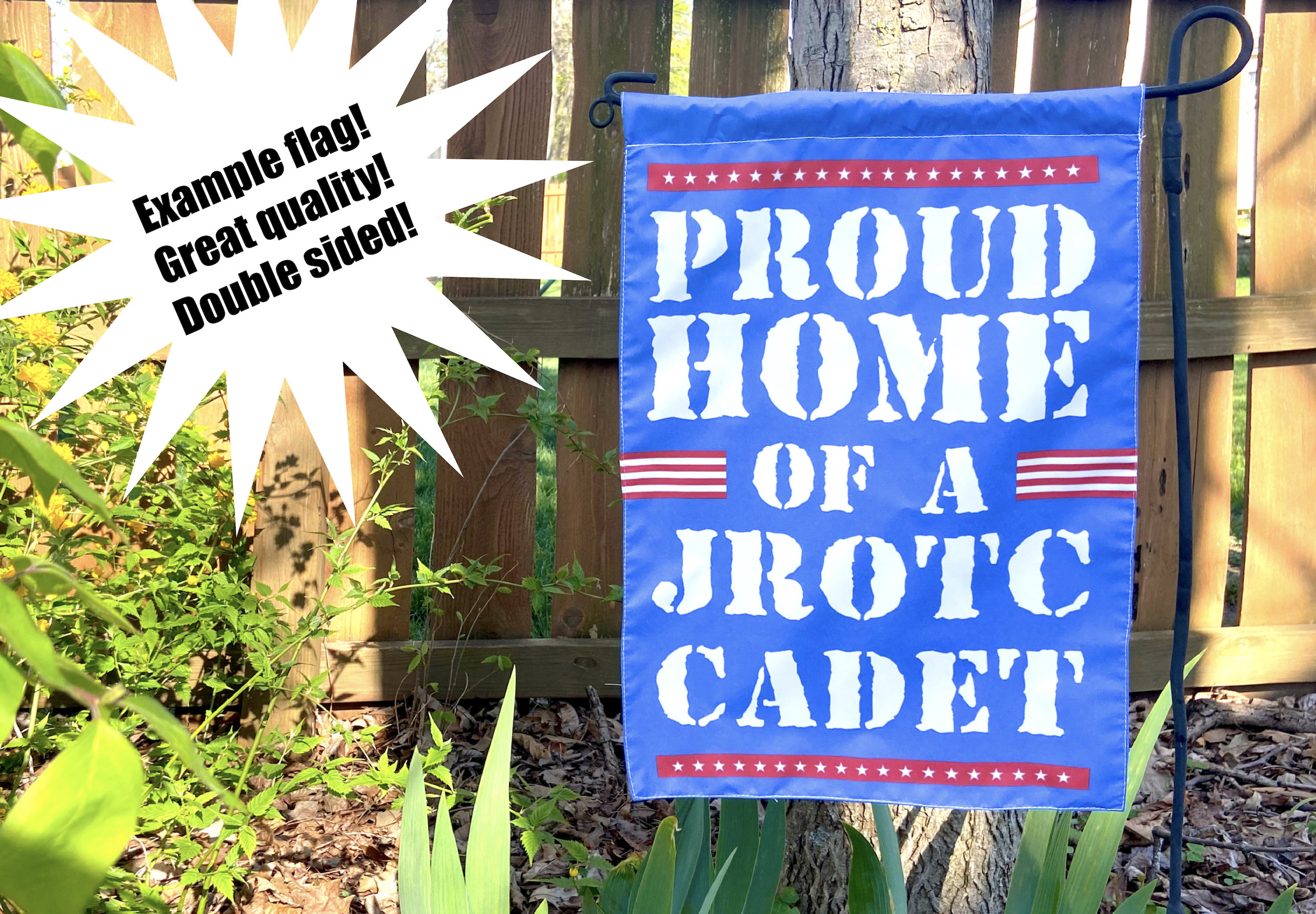 JROTC Flag - 12" X 18" Garden Flag American USA Junior Rotc Cadet House ...