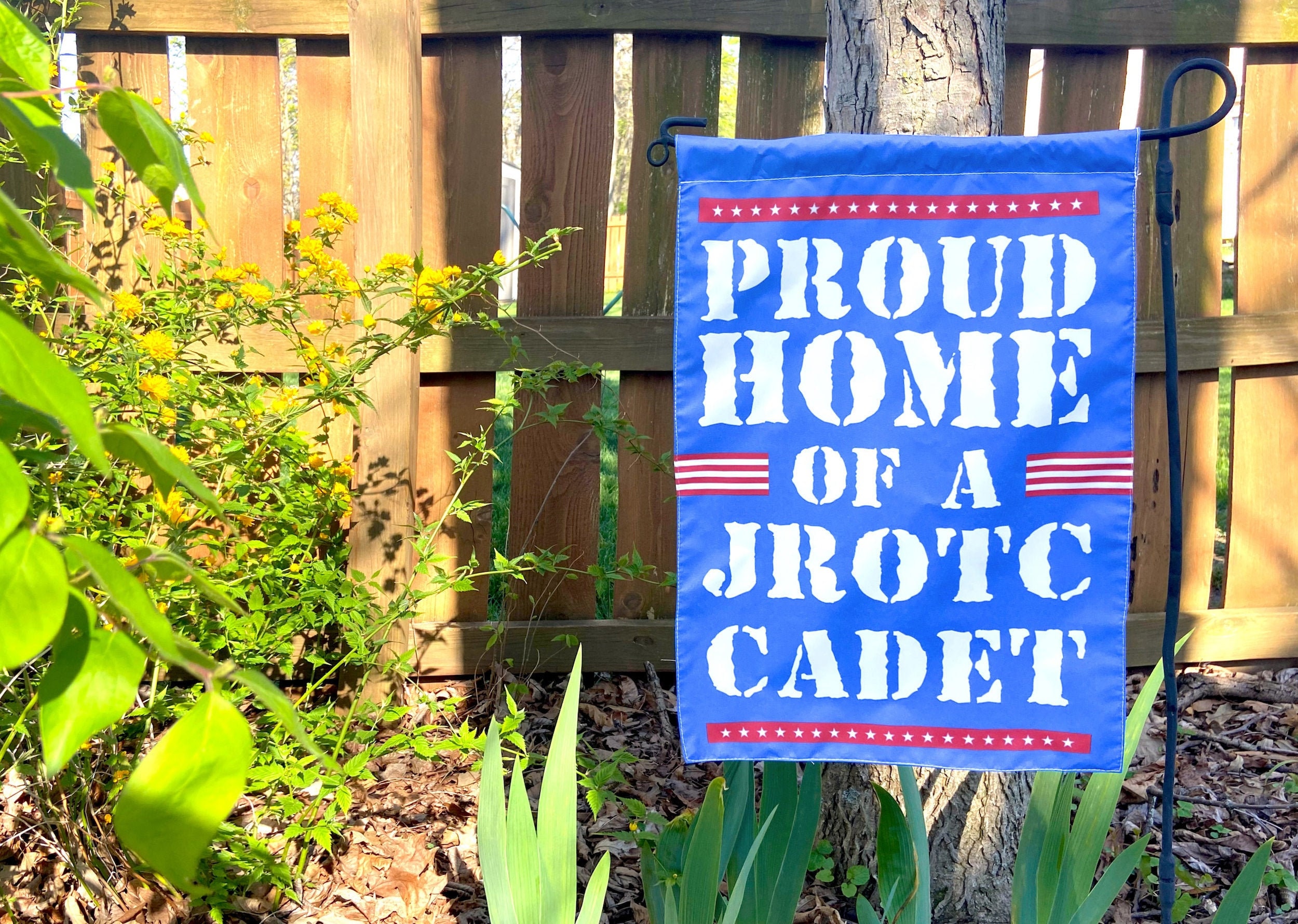 JROTC Flag - 12" X 18" Garden Flag Proud Home of a Junior ROTC Cadet ...