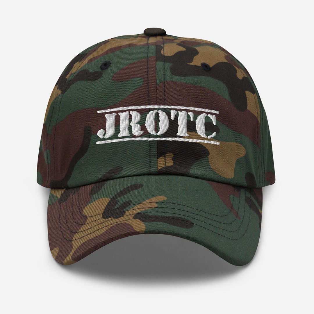 JROTC Hat - Embroidered Camo Hat for Junior ROTC Cadets and Their ...