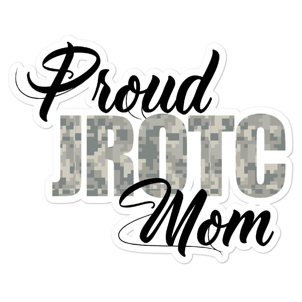 Proud JROTC Mom Vinyl Sticker - Bumper, Car, Stationery - Etsy