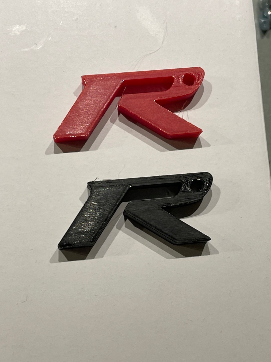 Civic Type R Keychain: Black/red - Etsy