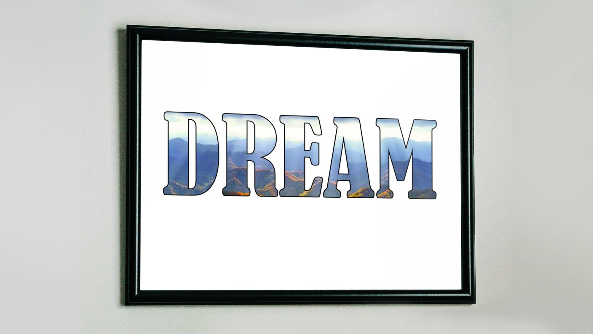 Dream - Wall Hanging and Desk Art - Etsy