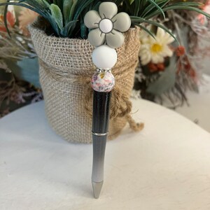 Flower Beaded Pen | Flower Pen| Flower | Flower Lover Pen | Flower ...