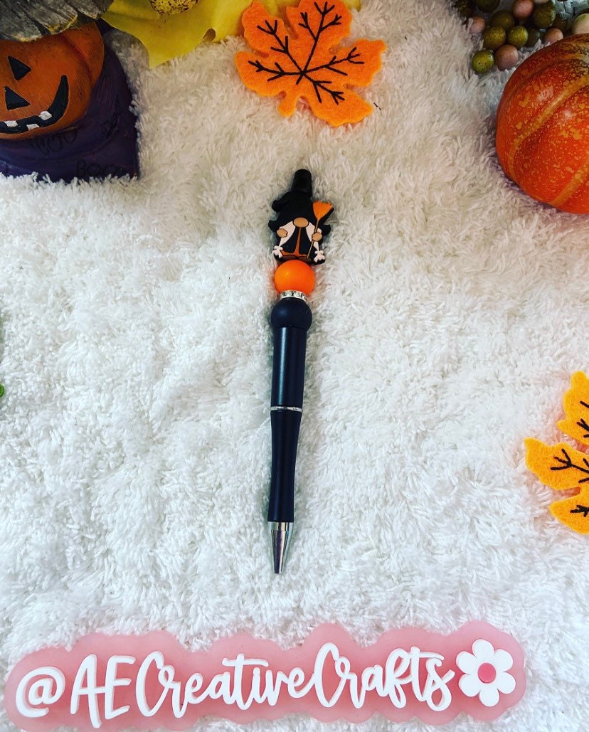 Halloween Beaded Pen Halloween Pen Cute Halloween Beaded - Etsy