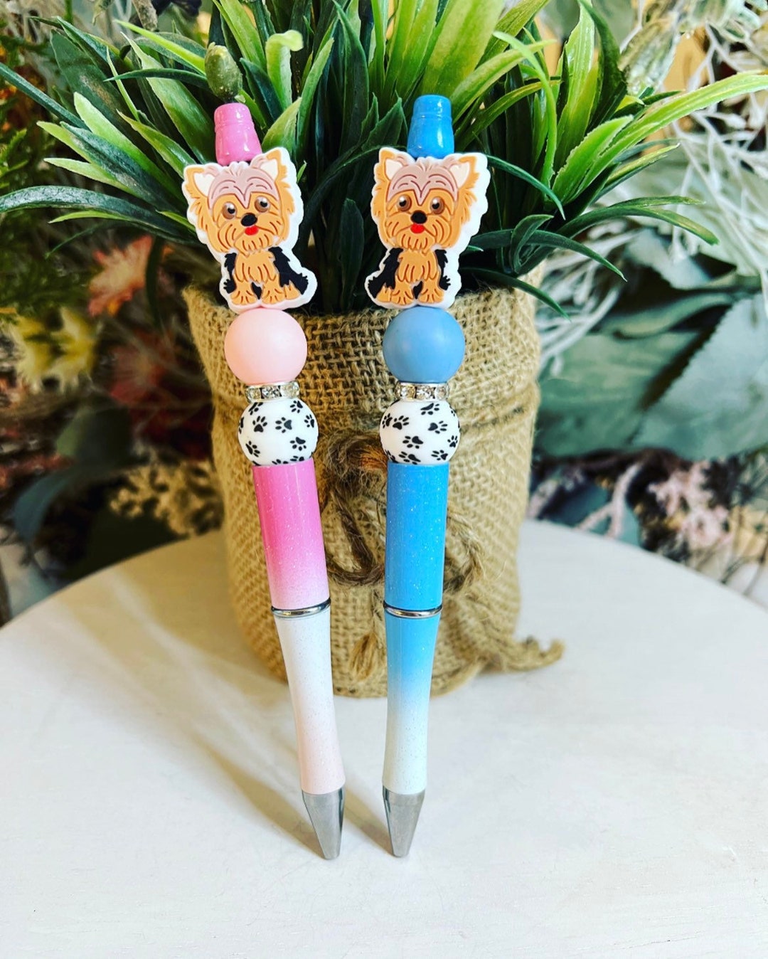 Yorkie Beaded Pen | Yorkie Mom Pen | Yorkie Lover Pen | Dog Pen | Dog ...
