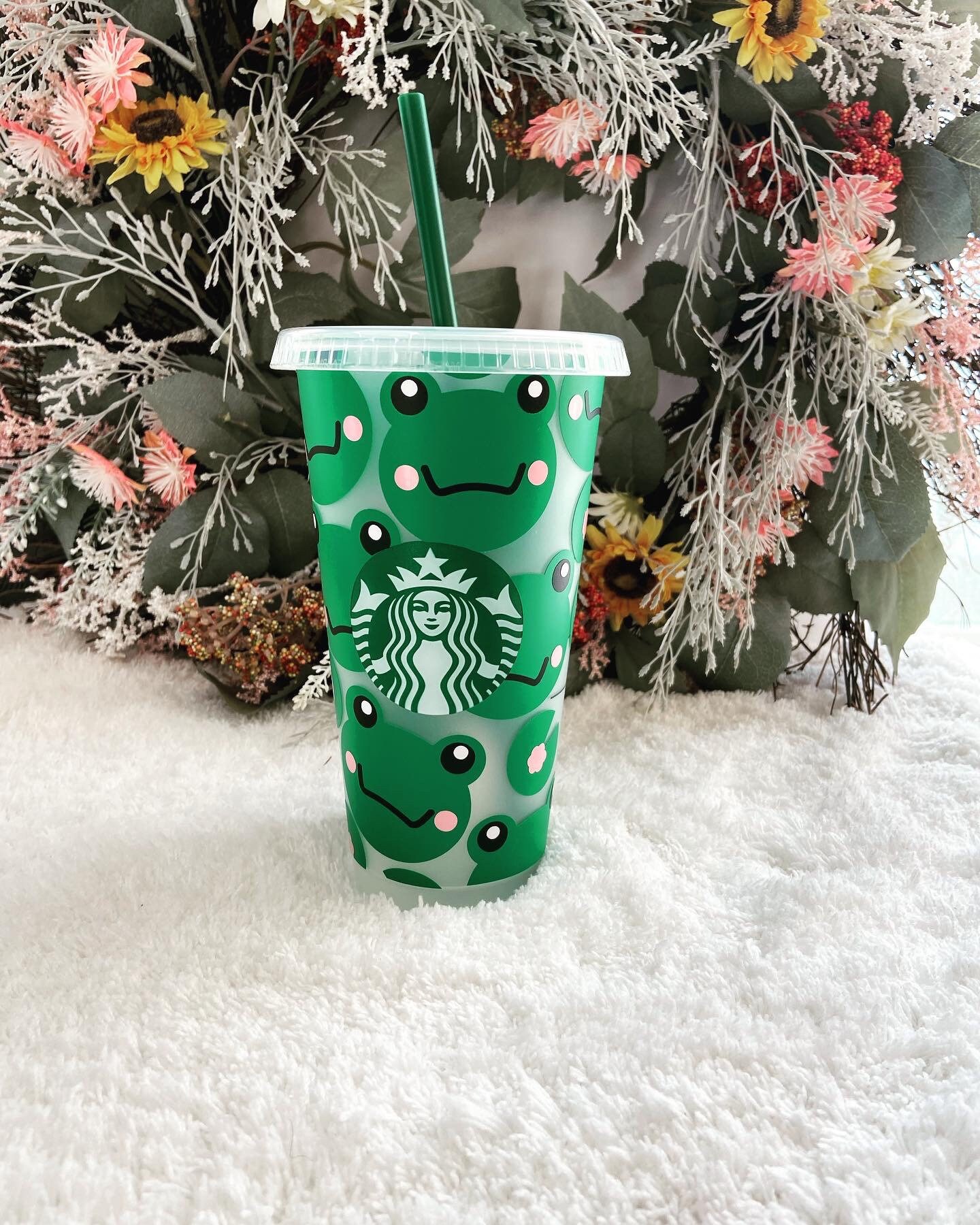 Frog Starbucks Cup Frog Cup Frog Lover Cup Frog Lover - Etsy