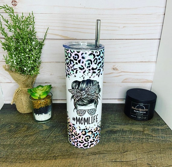 Mom Life Leopard Tumbler Mom Life Leopard Cup Mom Life - Etsy