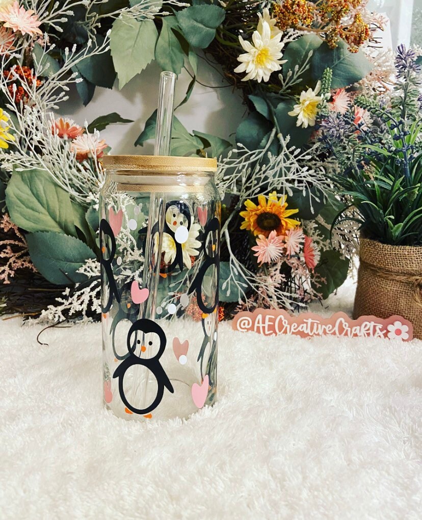 Penguin Libbey Cup Penguin Cup Penguin Coffee Cup - Etsy