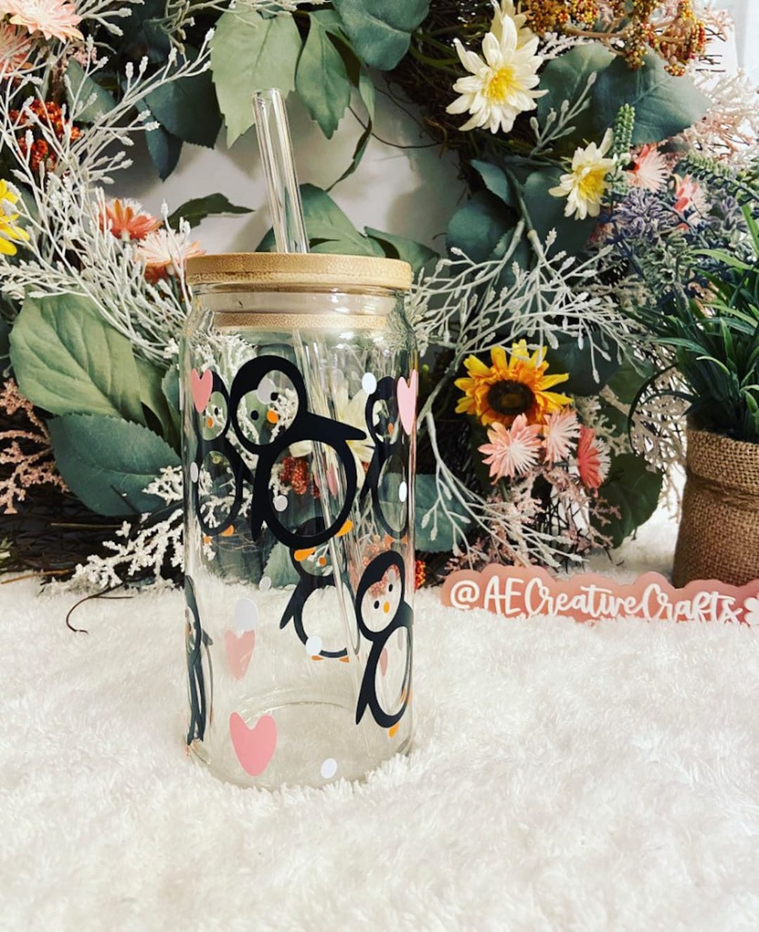 Penguin Libbey Cup | Penguin Cup | Penguin Coffee Cup | Penguin Lover ...