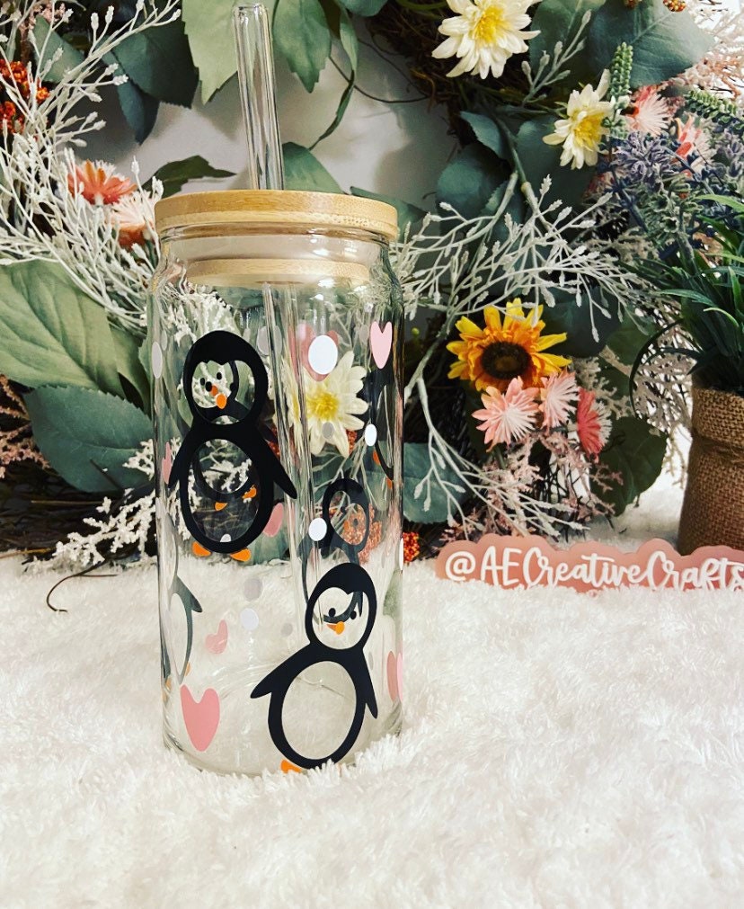 Penguin Libbey Cup Penguin Cup Penguin Coffee Cup - Etsy