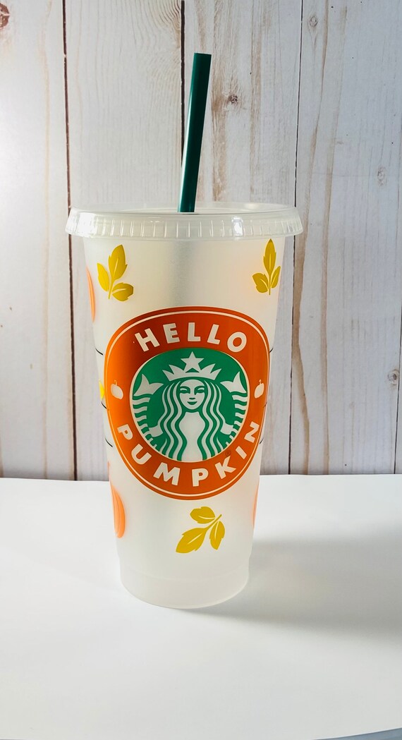 Fall Starbucks Cold Cup Fall Cup Fall Cups Fall | Etsy
