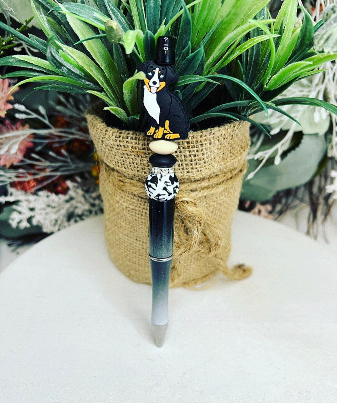 Aussie Dog Beaded Pen | Aussie Lover Beaded | Aussie Dog Pen | Beaded ...