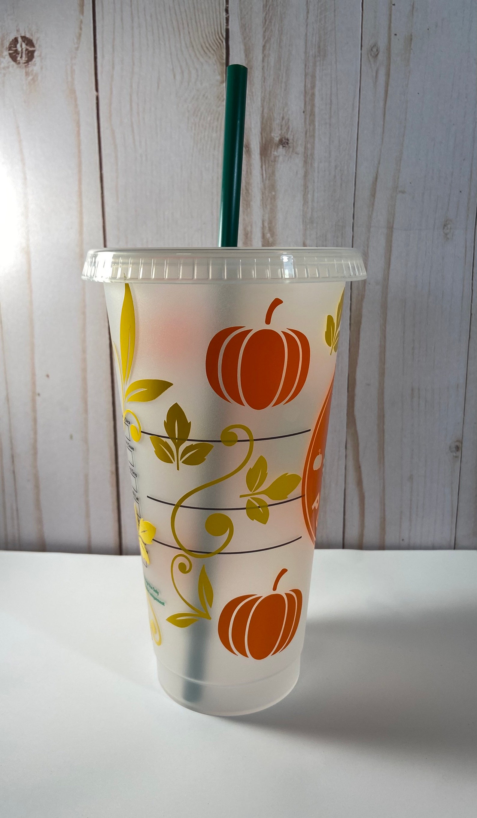 Fall Starbucks Cold Cup Fall Cup Fall Cups Fall - Etsy