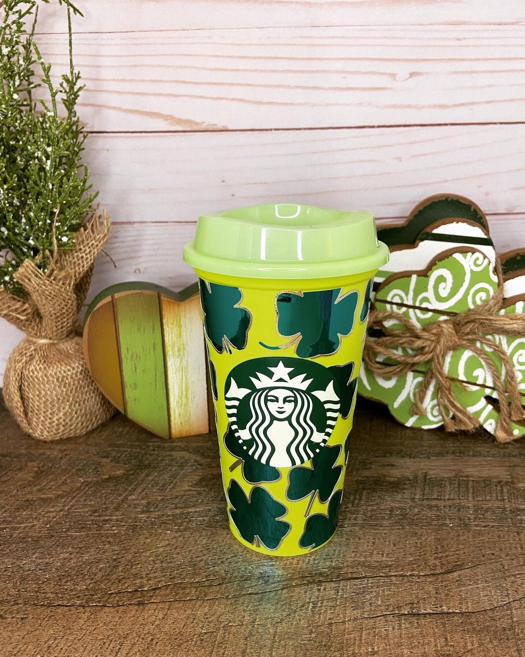 Shamrock Starbucks Hot Cup | Shamrock Coffee Cup | Shamrock Cup | Saint ...