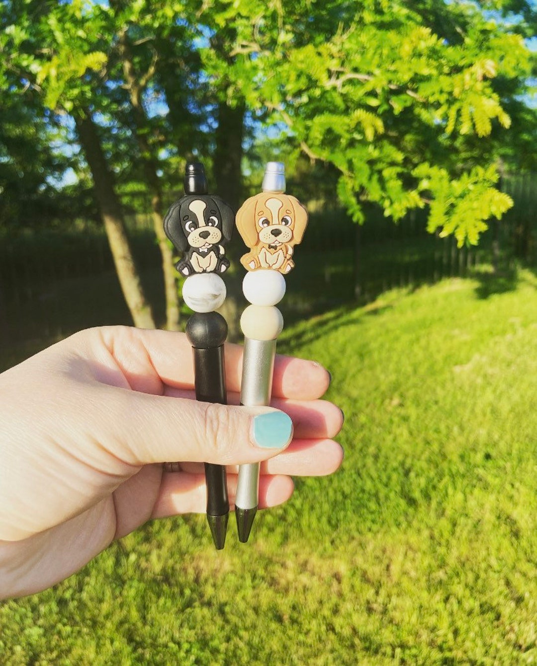 Dog Silicone Beaded Pen | Dog Mom Pen | Dog Lover Pen | Dog Pen | Dog ...