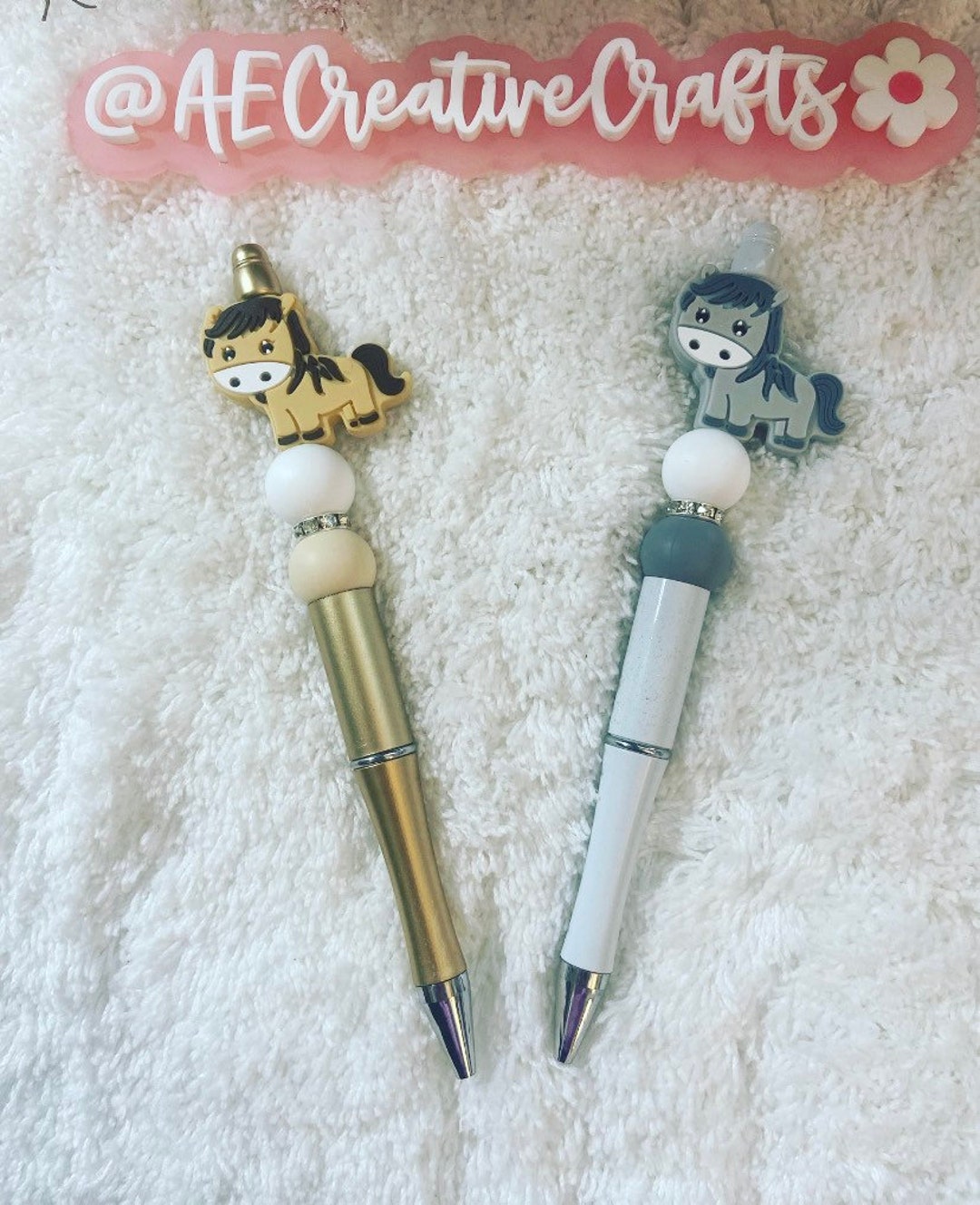 Horse Beaded Pen | Horse Pen | Horse Lover Beaded Pen | Cute Pen ...